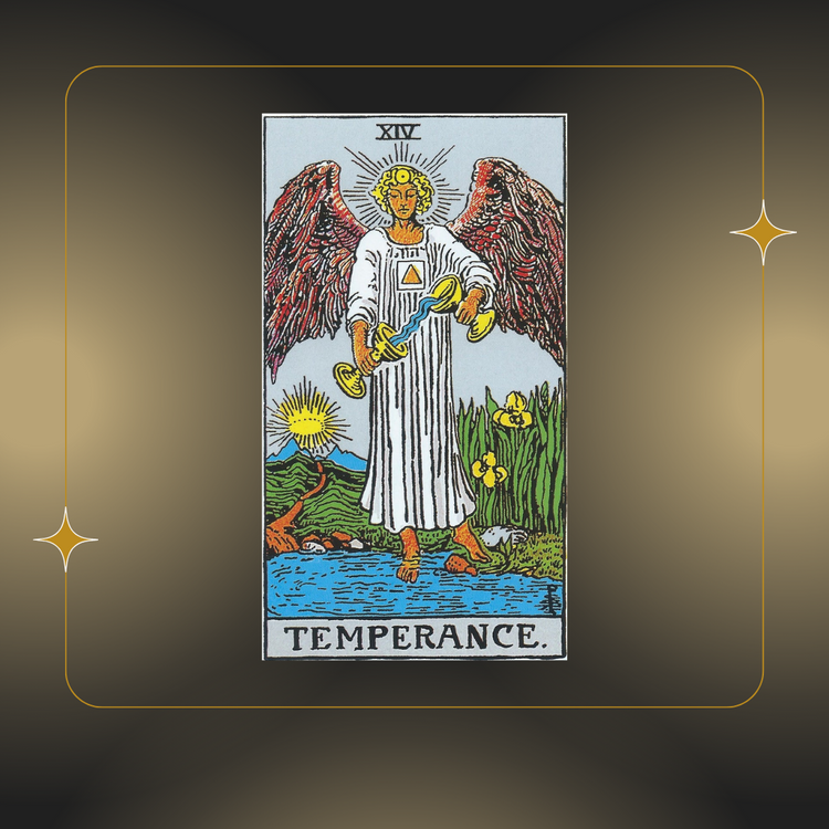 Tarjeta No: XIV. Templanza – TEVADA Tarot
